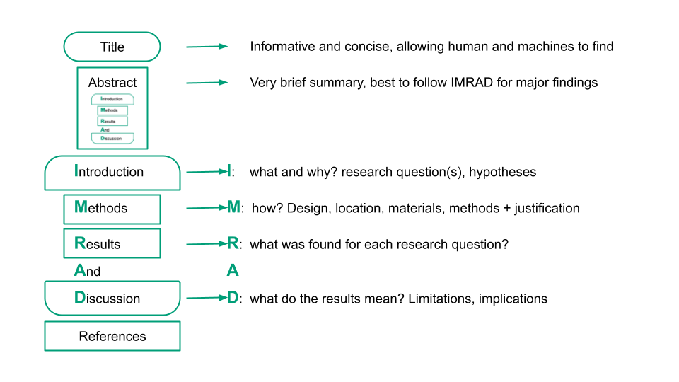 Illustration of the IMRAD concept